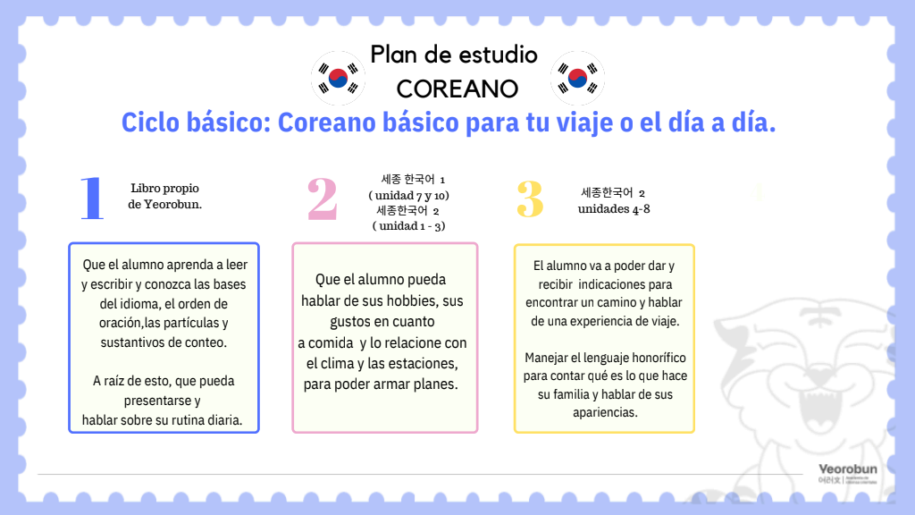 Nuestro plan de estudio (coreano).pdf | Yeorobun